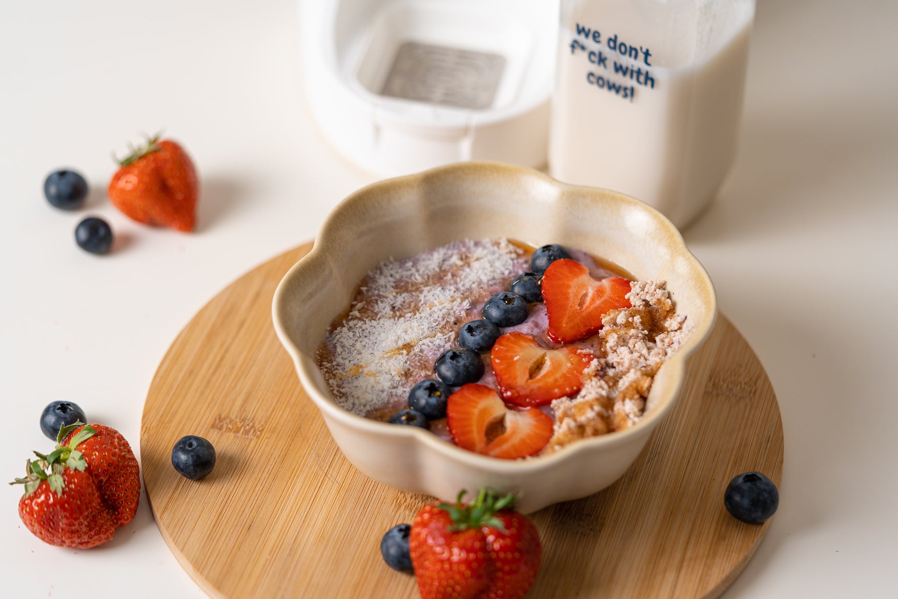 Oat Groats Smoothie Bowl – milkyplant