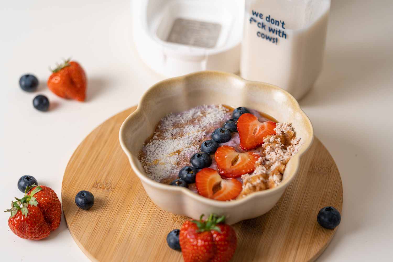 Oat Groats Smoothie Bowl – milkyplant